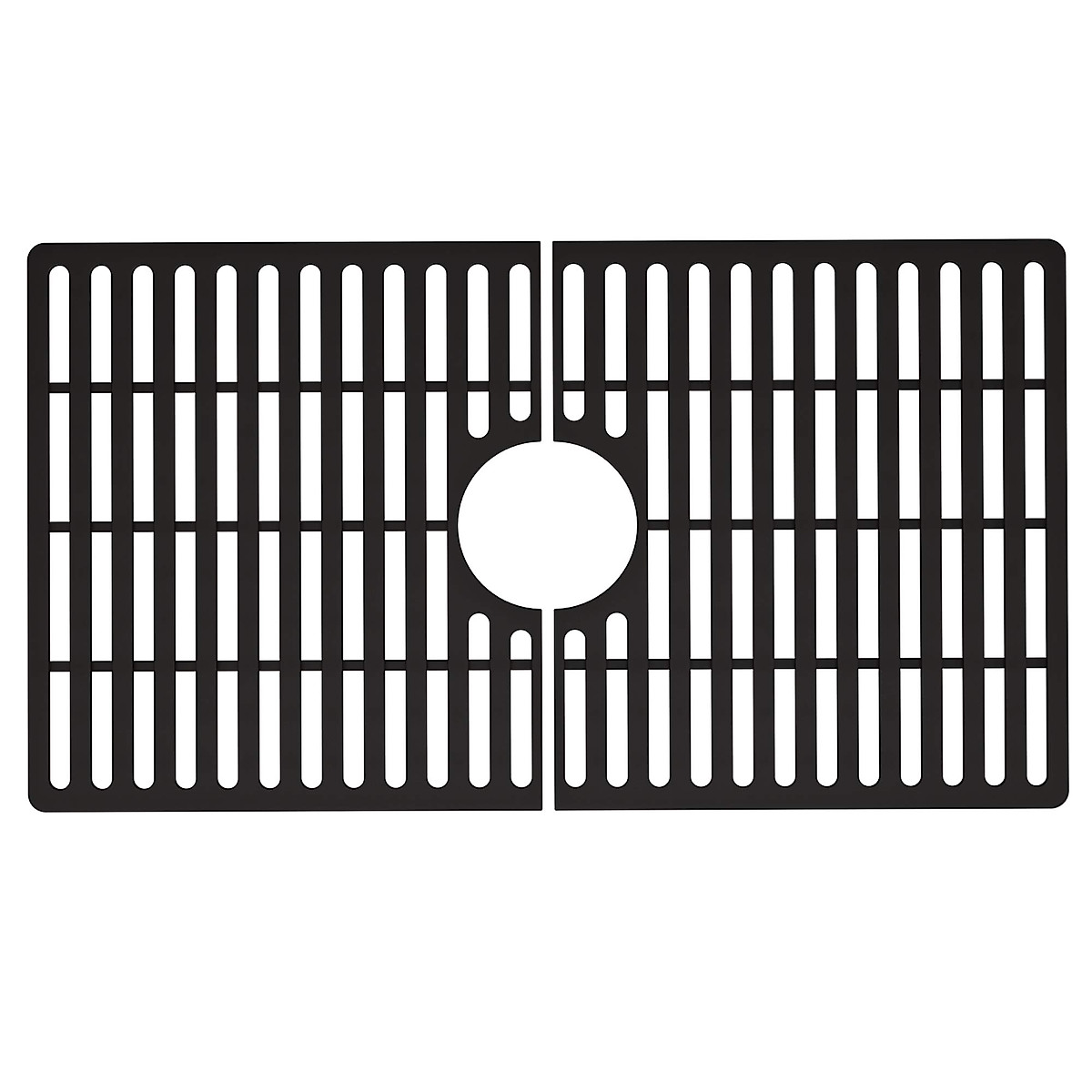 VIGO 27 in. x 15 in. Silicone Bottom Grid for Single Bowl Kitchen Sink in Matte Black - VGSG3018MB