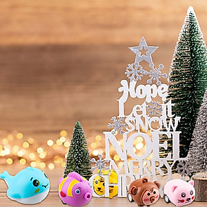 Haconba 36 Pack Animal Pull Back Cars Race Car Toys Powered Pull Back Easter Stuffer Toy Vehicles for Child Birthday Gifts Party Favors