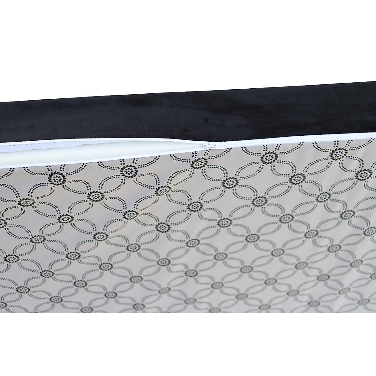 spreedling Custom Size Bench Cushion Thickened Velvet Chair Pads Sofa Cushion, Meditation pad Indoor, Removable Cover Included, Refurbishment Pads/Cushions for Window Bench Tatami Couch,Custom Black