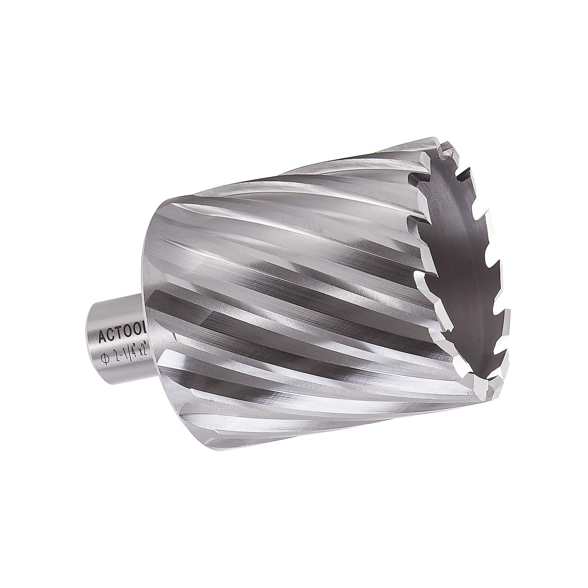 ACTOOL 2-1/4" Diameter × 2" Depth of Cut HSS ANNULAR Cutter with 3/4'' Weldon Shank