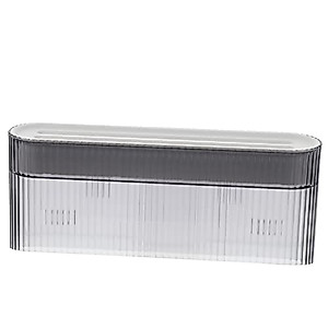 UPKOCH 3pcs Storage Organizer for Free Container Holder Stand Convenient Bar Multifunctional Cutlery Rack Silverware Wall Accessory Mounted Block Display Grey Tool Kitchen Utensil Punch