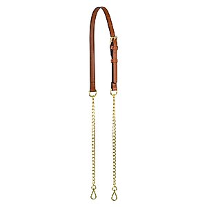 Allzedream Leather Chain Strap Replacement Purse Crossbody Bag Handbag Adjustable (Brown)