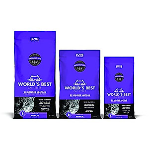 World's Best Cat Litter, Scented Clumping Litter Formula for Multiple Cats, 28-Pounds