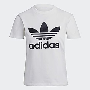 adidas Originals,womens,Trefoil Tee,White,Small