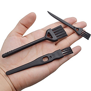 15pcs Electric Shaver Razor Cleaning Brushes Razor Cleaner Set Nylon Bristles Cleaner Brush,3 Styles