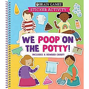 Brain Games - Sticker Activity: We Poop on the Potty!: Includes a Reward Chart