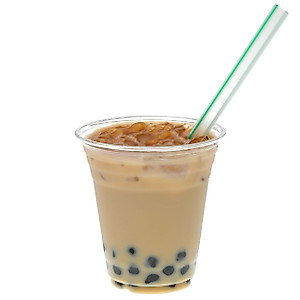 Freshware Plastic Cups [12 oz, 100-PCS] - Disposable Cold Drink Party Soda Cups, Crystal Clear PET Cups