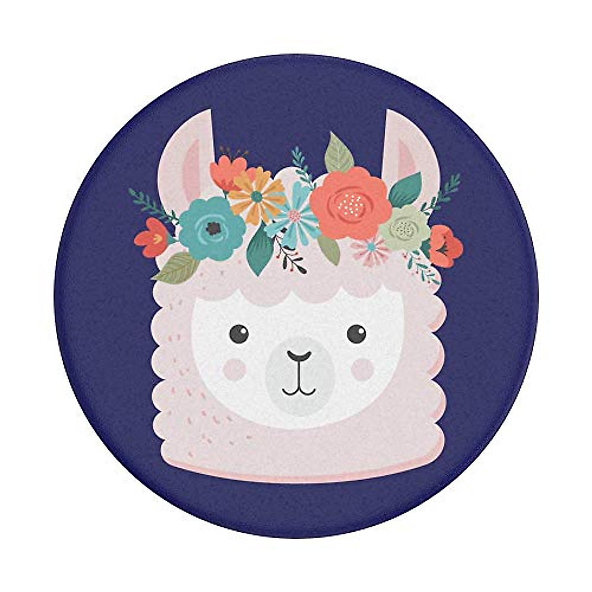 PopSockets PopTop (Top only. Base Sold Separately.): Swappable Top for PopGrip Bases, PopGrip Slide, Otter+Pop & PopWallet+ - Princess Llama