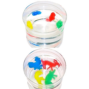 Ja-Ru Magic Grow Capsules, (3 Packs Assorted). Water Growing Animals Capsules. Great Party Favor Kids Toy. Bath Toys for Kids. Fidget Stem Toys. Plus 1 Sticker 305-3s