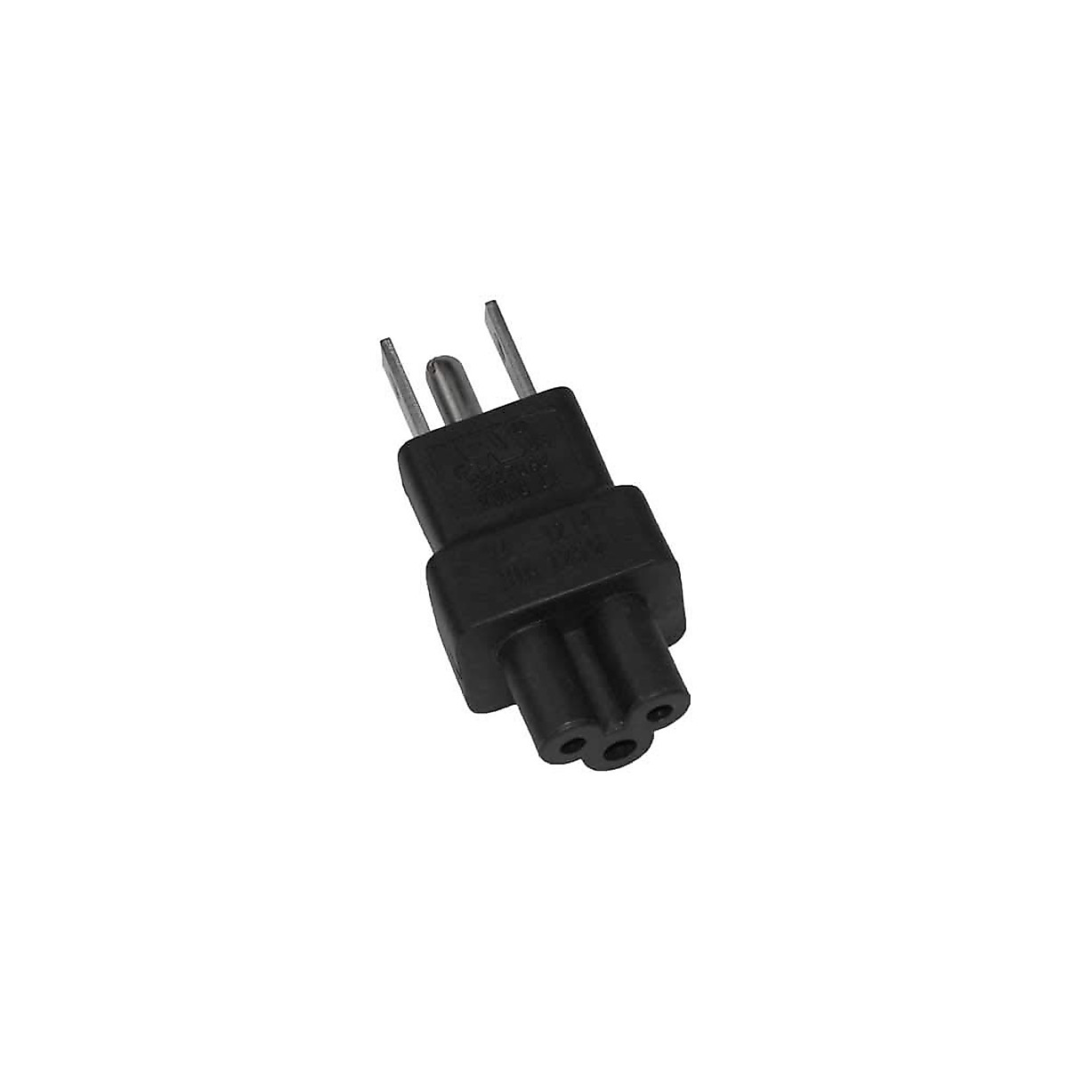 SF Cable IEC C5 to USA NEMA 5-15P Power Plug Adapter