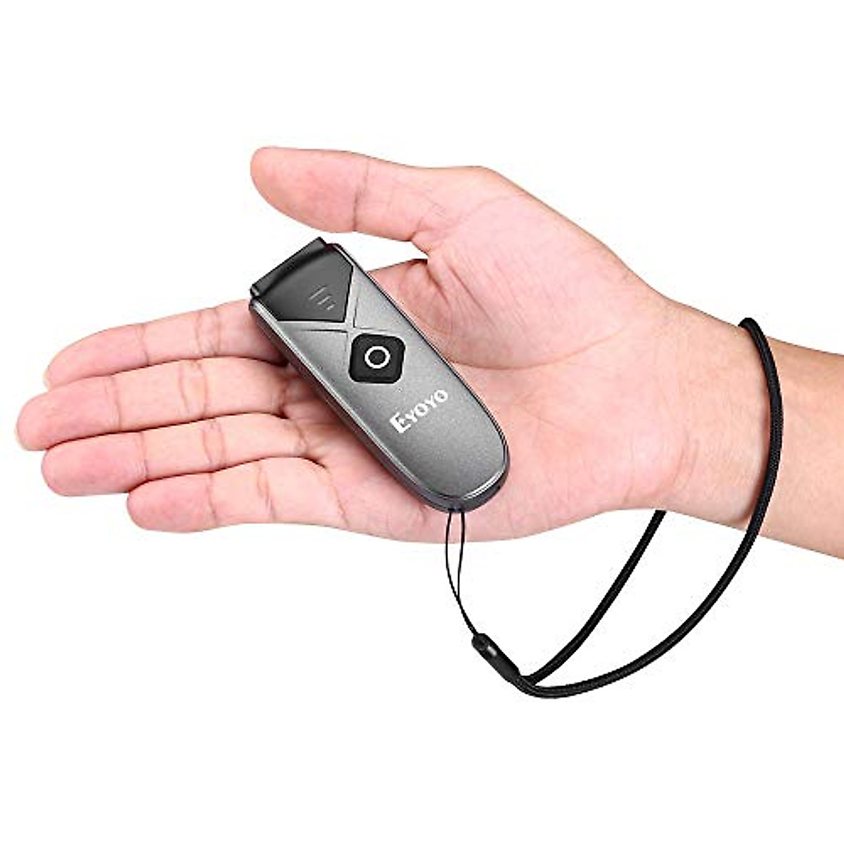 Eyoyo Barcode Scanner, Mini Portable Barcode Reader with USB Wired 2.4G Wireless Connection 1D 2D QR PDF417 Data Matrix Image Scanner