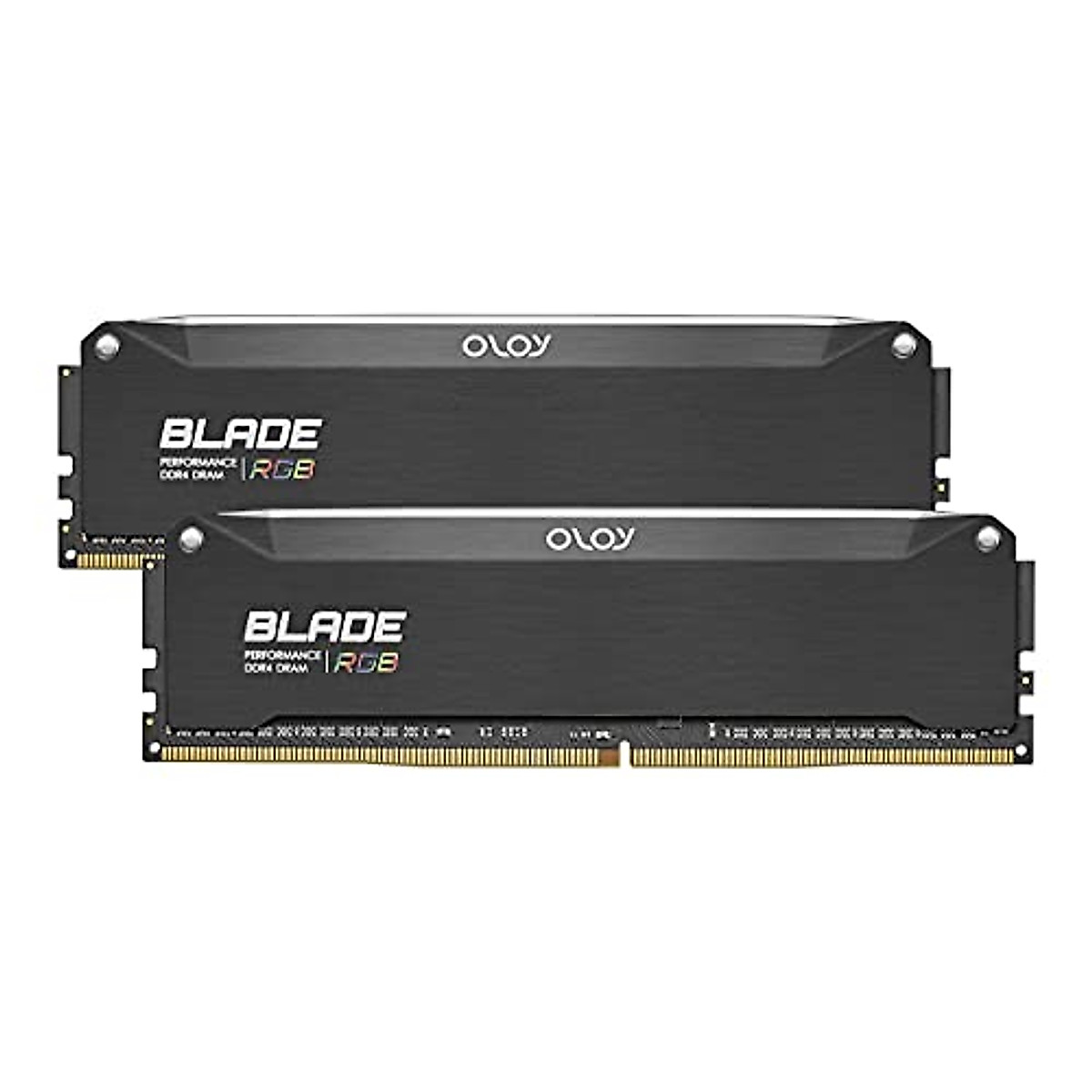 OLOy DDR4 RAM 16GB (2x8GB) Blade Aura Sync RGB 3200 MHz CL16 1.35V 288-Pin Desktop Gaming UDIMM (MD4U0832162BRKDE)