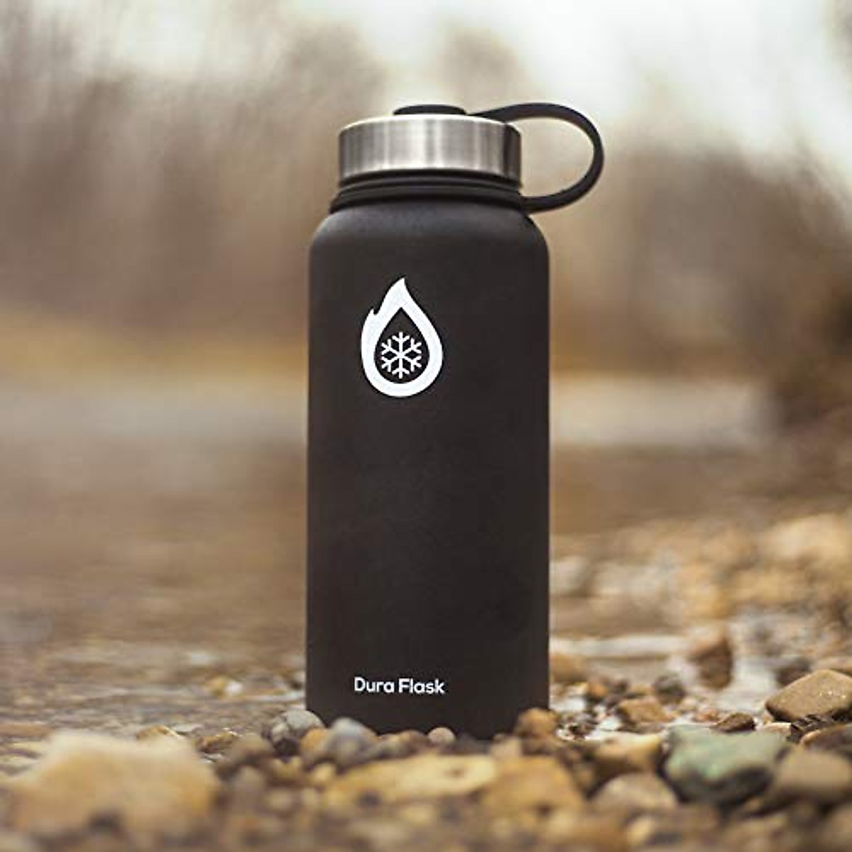Explorer 32oz Insulated Water Bottle (Midnight Black)