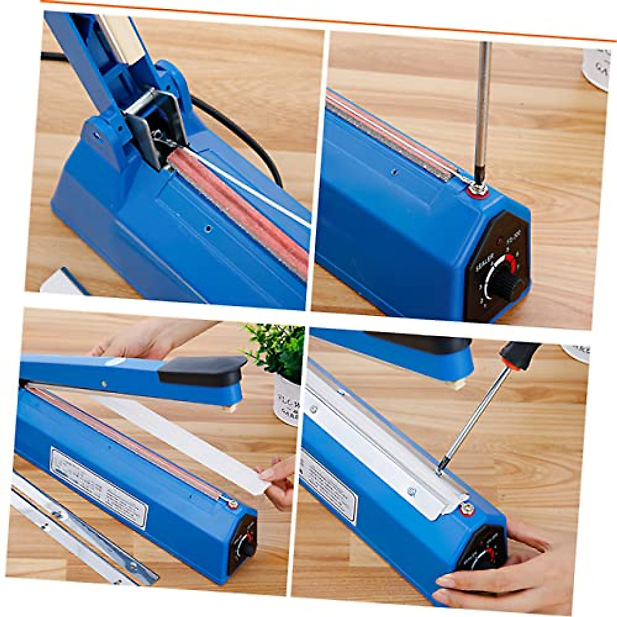 CRILSTYLEO 3pcs Sealer Accessories Sealer Replacement Heat Elements Wire Sealing Machine Heat Strips Replacement Parts for Sealer Sealing Heating Strips High Temperature Cloth