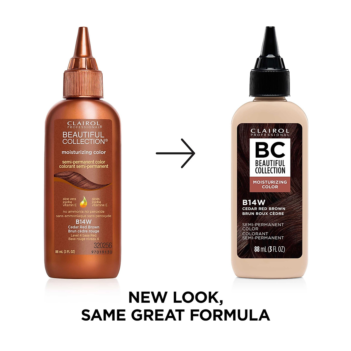 Clairol Professional Beautiful Collection Hair Color, 14W Cedar Red Brown, 3 oz. - Packaging May Vary