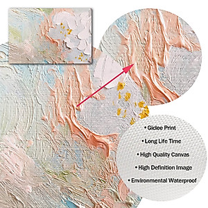 Spreefdian Abstract Painting Wall Art 16x24inch, Frameless Canvas Print for Living Room, Premium Quality, Home Decor Idea, Durable, Fade-Resistant, Office, Bedroom, Kitchen