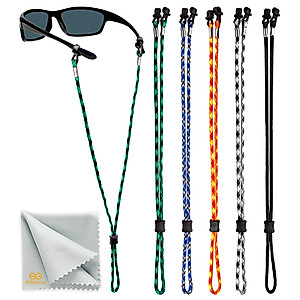 SIGONNA Eyeglasses String Holder Strap Cord - Eyeglass Chain for Men Women - Glasses Lanyard Holders Around Neck - Sports Eye Glass Straps Sunglass Retainer