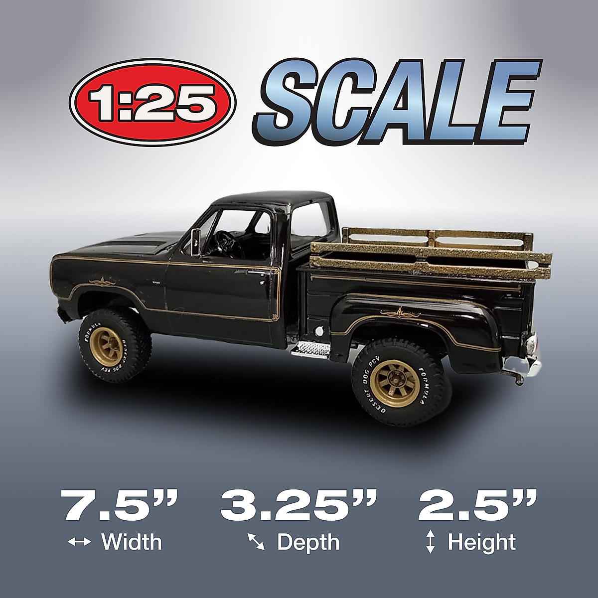 MPC 1977 Dodge Warlock Pickup 2T 1:25 Scale Model Kit