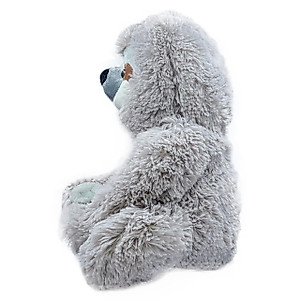 KINREX Sloth Stuffed Animal – Sloths Plush Toys for Kids, Babies, Adults, Realistic Three Toed Sloth Toy Plushie, Gifts for Thanksgiving, Christmas, Birthday, Easter, Gray Measures 13 Inches