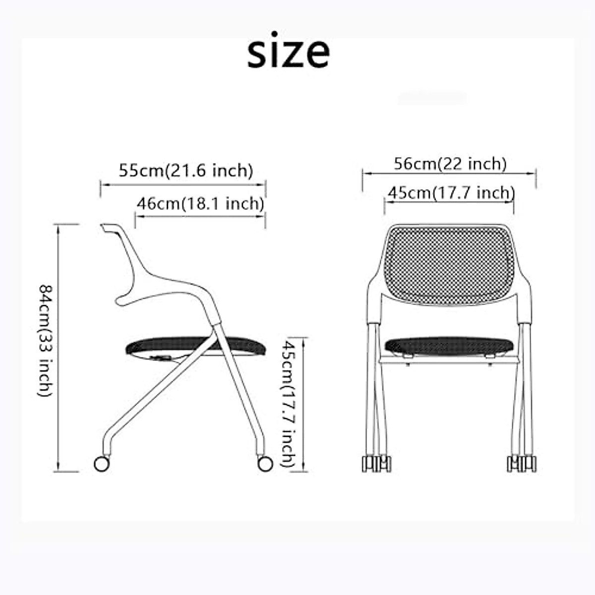 Office Chair, Ergonomic Desk Chair, Breathable Mesh Computer Chair, Comfy Swivel Task Chair Home Office Chair