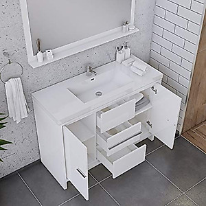 Alya Bath Sortino Bathroom Vanity, White