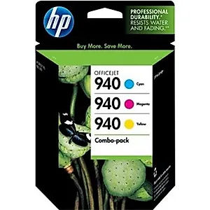 HP 940 OfficeJet 8000/ Pro 8500 Tri-Color Inkjet Cartridge, CN065FN