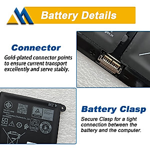Mobik 64Wh TN70C Battery Replacement for Dell Inspiron 3510 3511 3515 5310 5410 5418 5510 5515 Latitude 3320 3330 3420 3520 Series Vostro 3510 3511 3515 5410 5510 G91J0 V6W33 0WV3K8 15.2V 4000mAh