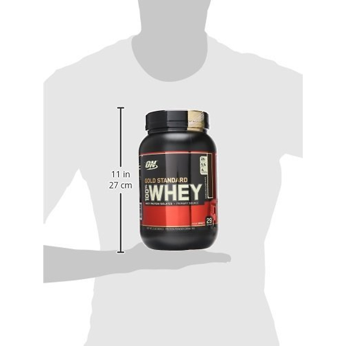 Optimum Nutrition Gold Standard 100% Whey Protein Powder, Double Rich Chocolate 2 Pound (Packaging May Vary)