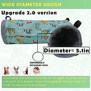 Ferret Cage Accessories Tunnel Tube Corner Hide Fleece Hideaway Bed Hammock Bed for Guinea Pig (Green) (Green)