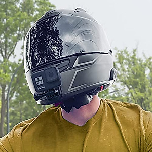 Haoyou Curved Adhesive Helmet Mount Compatible with Gopro Hero 11,10, 9, 8, 7, 6, 5, 4, 3+, 3 Cameras (6pcs)