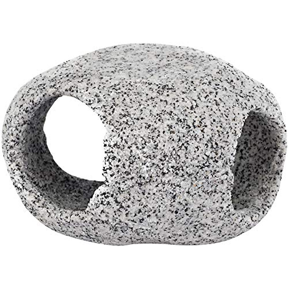 Penn-Plax Deco-Replicas Granite Aquarium Ornament & Hideaway – Realistic Stone Appearance – Safe for Freshwater and Saltwater Tanks – Large Size