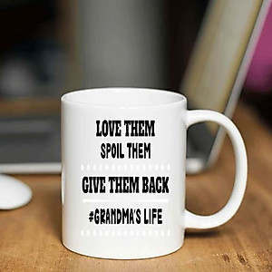 Dog Lovers Gift for Unisex - for the Dog Owners in Your Life on Christmas, Grey Multicolor Sweat 11 Oz White Ceramic Coffee Mug