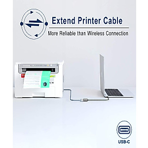 USB C to USB 3.0 Adapter (6.6ft),USB Type C Male to USB 3.0 Female OTG Cable Thunderbolt3 to USB Adapter Compatible with iPhone 16 Pro Max/16 Plus/16/15, iPad MacBook Pro/Air 2023, Galaxy S24/S23/S22