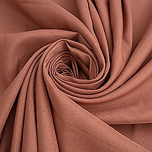 Balsa Circle 90x156-Inch Terracotta Rectangle Polyester Tablecloth Table Cover Linens for Wedding Party Events Kitchen Dining