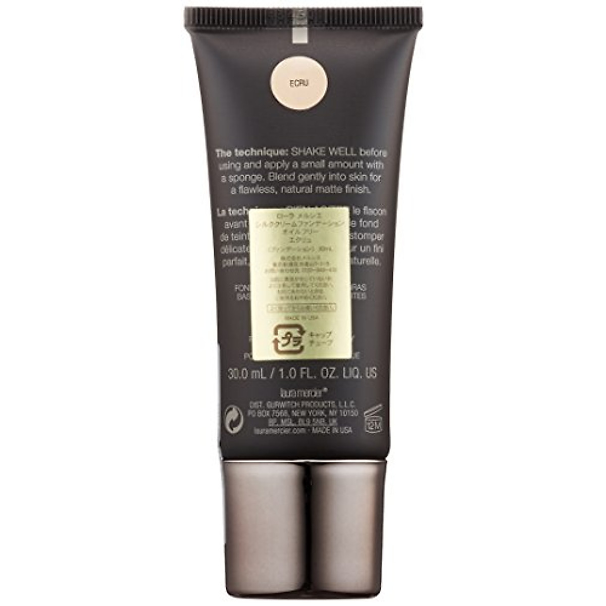 Laura Mercier Silk Creme Oil-free Photo Edition for WoMen, Foundation, Ecru, 1 Ounce