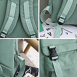 JARKJARD Cute Aesthetic Backpack for Girls Kawaii Backpack for School College Backpack Large Capacity Bookbags for Girls Women Students Casual Travel Daypacks(Pink)