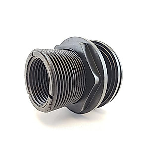 Lifegard Aquatics 3/4-Inch Double Threaded Bulkhead