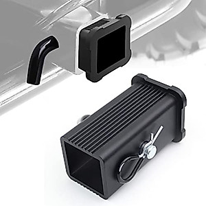 Tänzedzm 2-1/2 inches to 2 inches Trailer Hitch Receiver Adapter, 2-1/2 inches to 2 inches Trailer Hitch Receiver Adapter with Hitch Pin and Clip