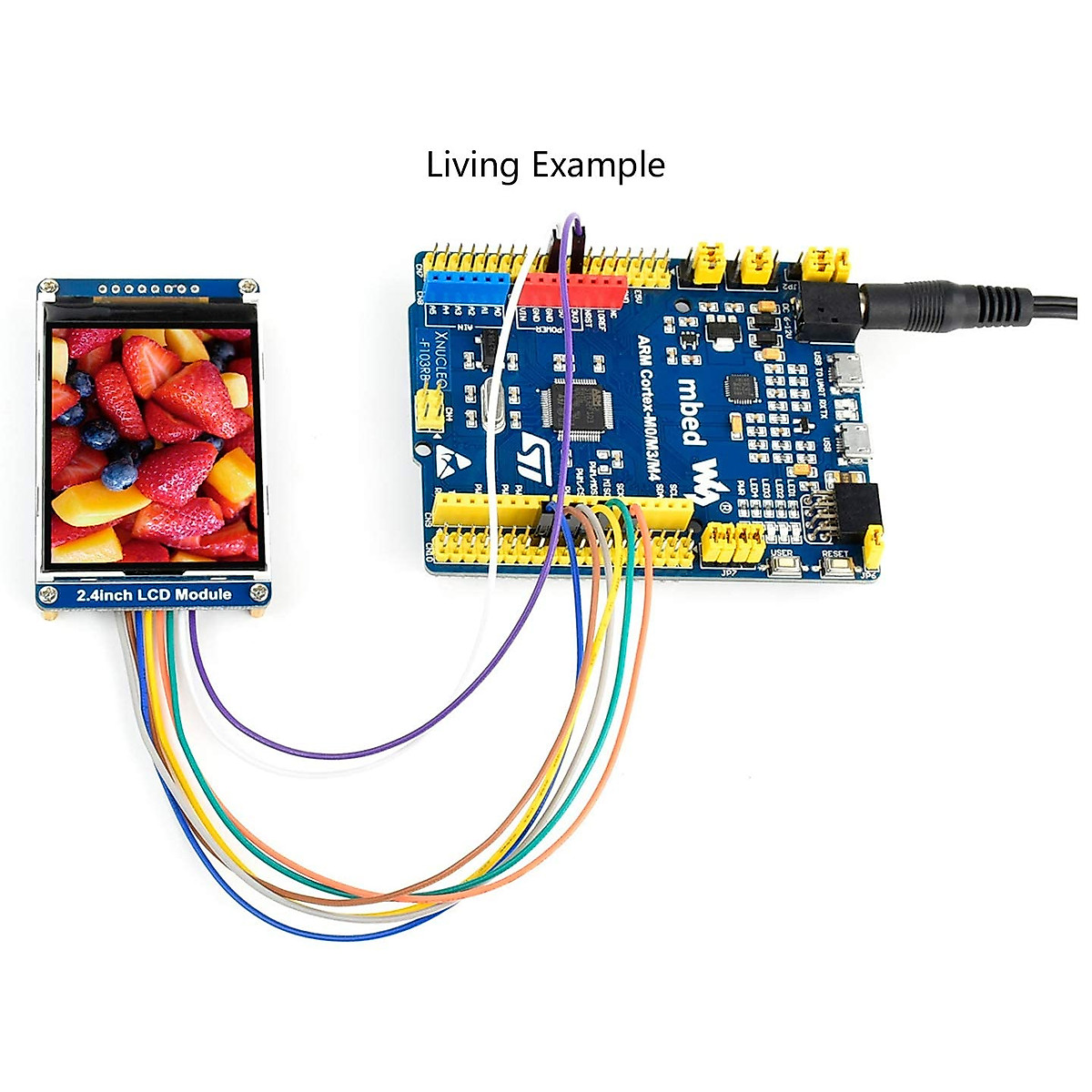 Bicool 2.4inch LCD Display Module 65K RGB Colors, ILI9341 2.4" TFT 240×320 Resolution, SPI Interface Compatible with Arduino/Raspberry Pi/STM32