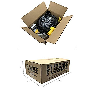 Flowbee Home Haircutting System with Flowbee Super Mini-Vac - Clipper Head/Hose, Vacuum & Accessories Included.