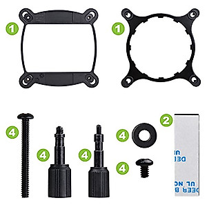 EVGA CLC 120mm All-In-One CPU Liquid Cooler, 1x 120mm Fan, Intel, 5 YR Warranty, 400-HY-CL11-V1