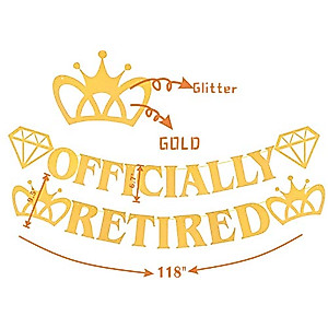 Retirement Decorations Party Sash and Crown for Women - Fabulous Set: Glitter Sash + Gold Rhinestone Premium Metal Tiara - Christmas Gift for Her