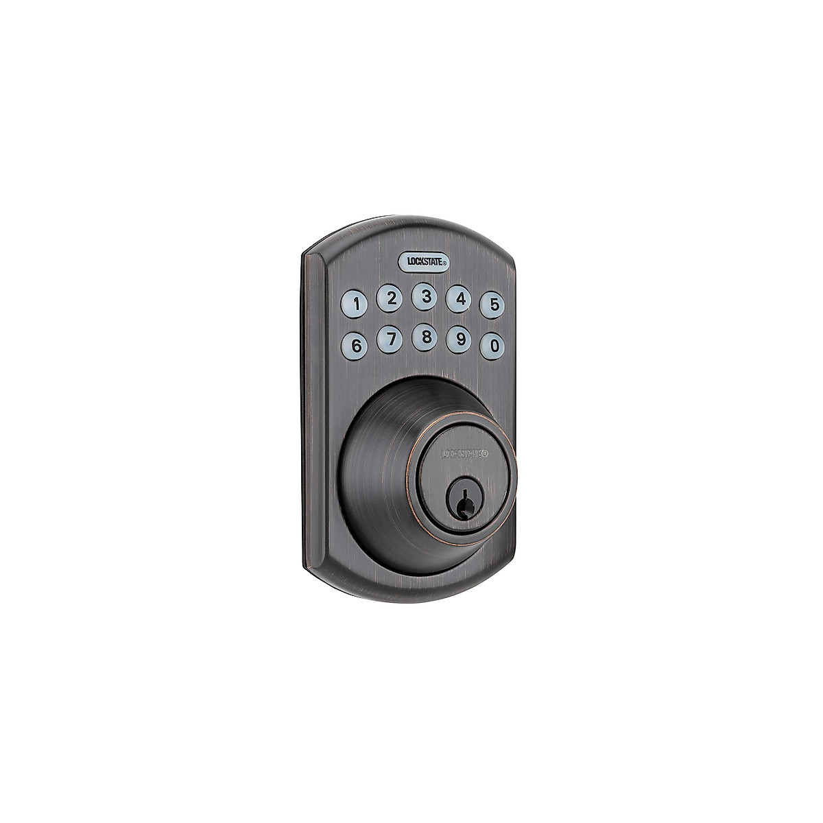 LockState OE-550DB-683 Residential WiFi Deadbolt in Tuscany Bronze
