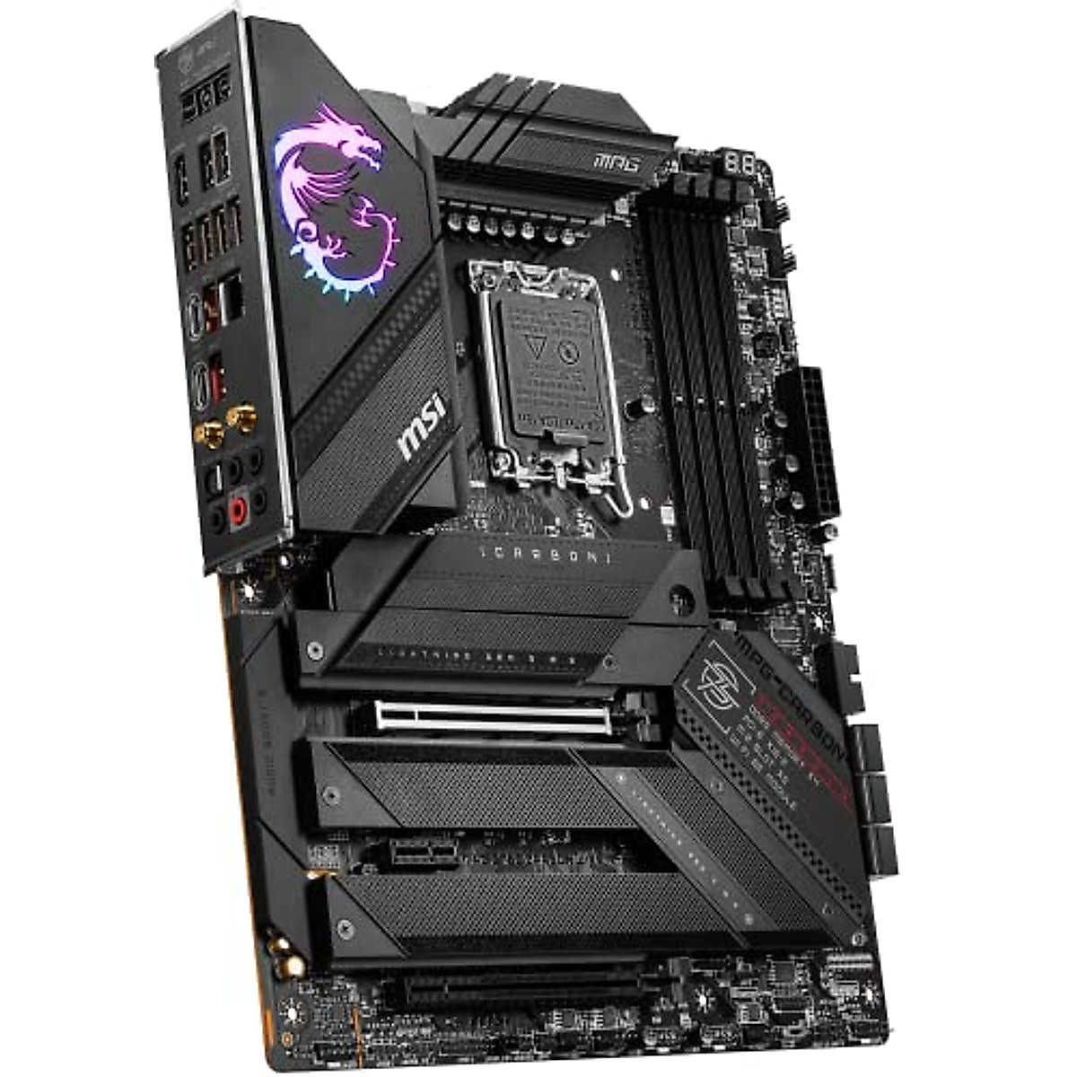 MSI MPG Z790 Carbon WiFi Gaming Motherboard (Supports 12th/13th Gen Intel Processors, LGA 1700, DDR5, PCIe 5.0, M.2, 2.5Gbps LAN, USB 3.2 Gen2, Wi-Fi 6E, ATX)