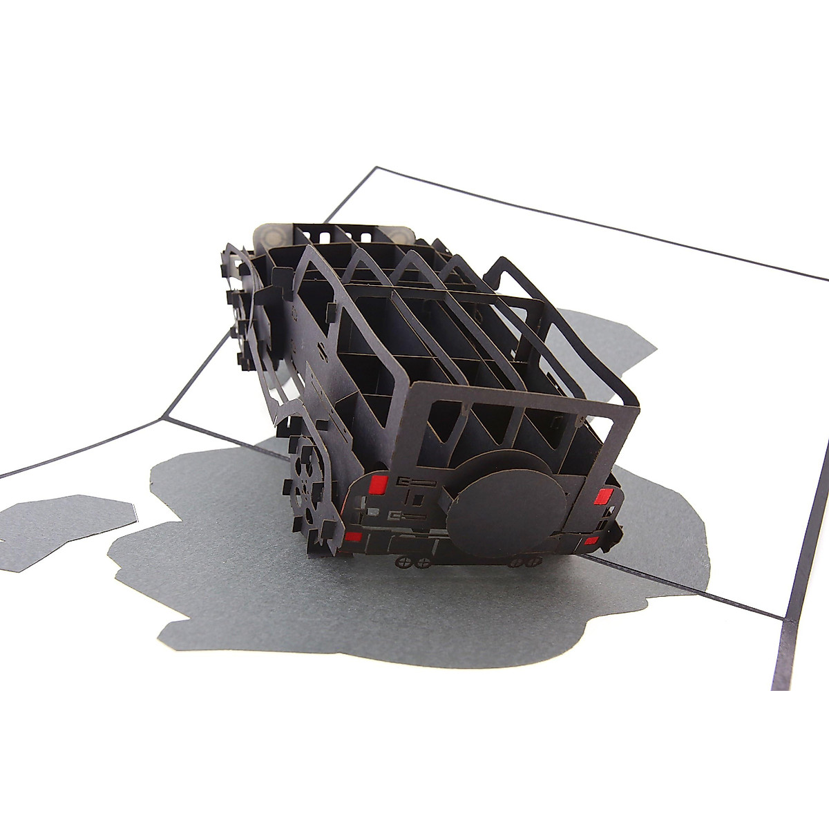 PopLife Jeep Truck 3D Pop Up Card for All Occasions - Birthday, Father’s Day Gift, Graduation, Congratulations, Retirement, Anniversary - SUV Driver, Off-Roading, 4X4 Car - for Husband, Son, Boyfriend