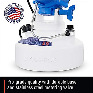 Curtis Dyna-Fog Hurricane ES Electrostatic Corded ULV Hand Carry 1-Gallon Fogger Adjustable Particle Size 10-50 Microns