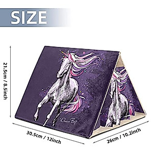 Y-DSIWX Guinea Pig Hideout Cozy Hamster House Cave for Bunny Chinchilla Hedgehog Small Animal Magical Mordern Unicorn Horse