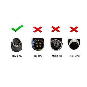 UpBright Mini 4-Pin 12V 5V AC/DC Adapter Compatible with LaCie Hard Disk Drive - Design by FA Porsche v.1 F.A. Porsche v1 708014 708013 707610 708013 Iomega 31623700 LDHD500-U 31460200 31460201R Power