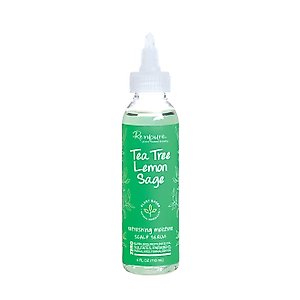 Renpure Plant-Based Beauty Tea Tree Lemon Sage Refreshing Moisture Scalp Serum, 4 Fluid Ounces