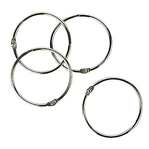 Office Depot Binder Rings, 2in., Silver, Pack Of 25, ODBR-2IIN